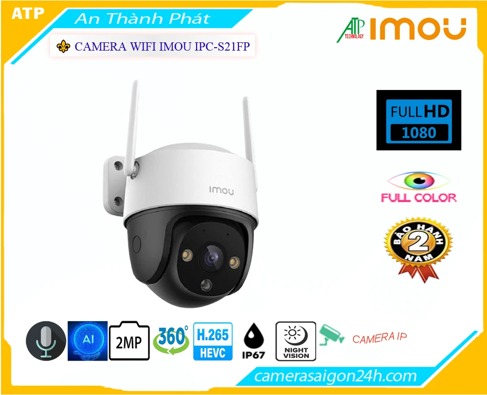 Camera Wifi Ngoài Trời Imou S21FP