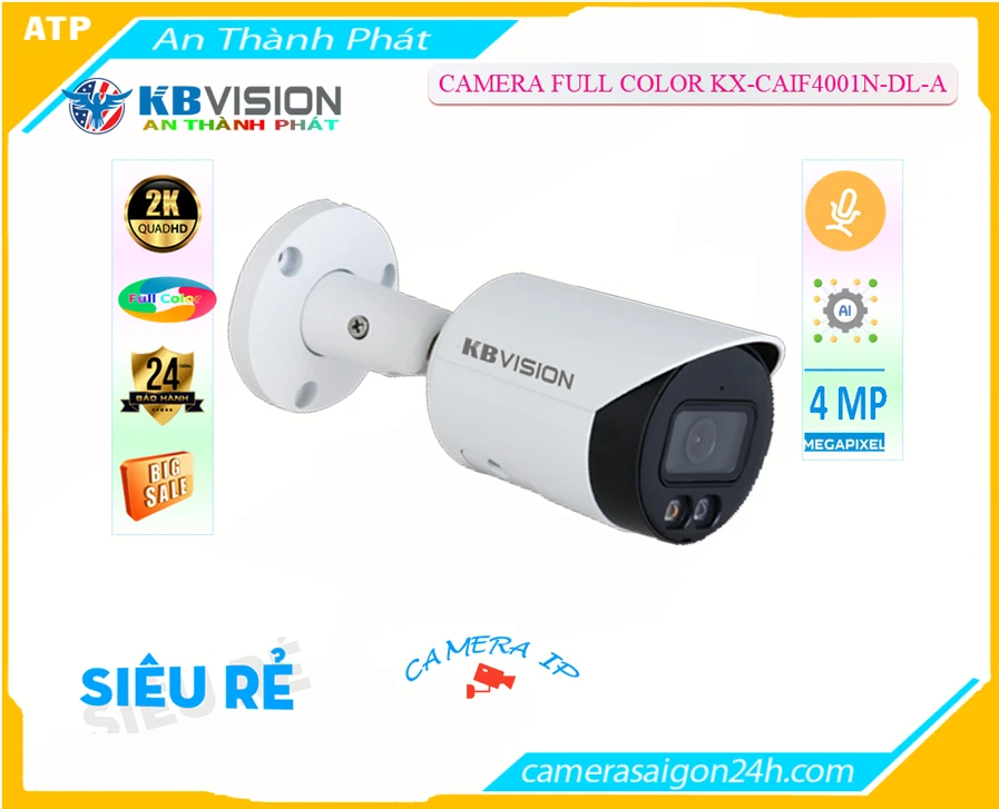 Camera Kbvision KX-CAiF4001N-DL-A 4.0MP