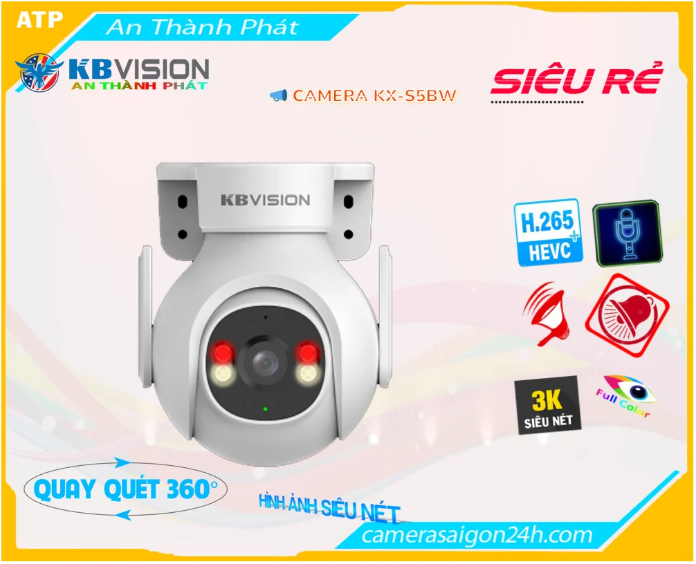 Camera KX-S3BW KBvision Camera KX-C2W KBvision KX-S3W