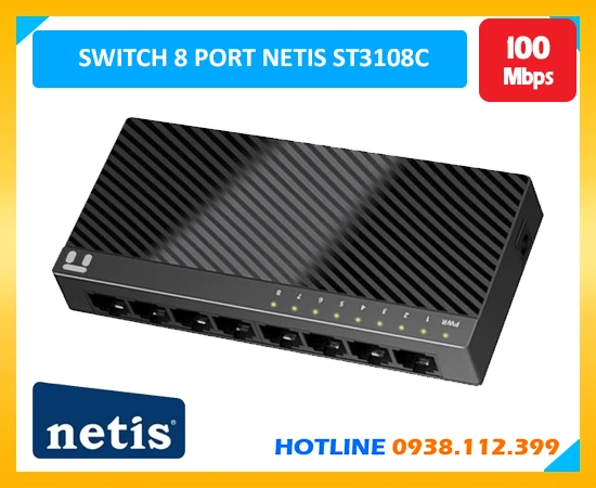 Switch 8 Port Gigabit Netis ST3108C