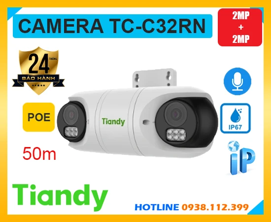 Camera Ống Kính Kép TIANDY TC-C32RN (2MP)
